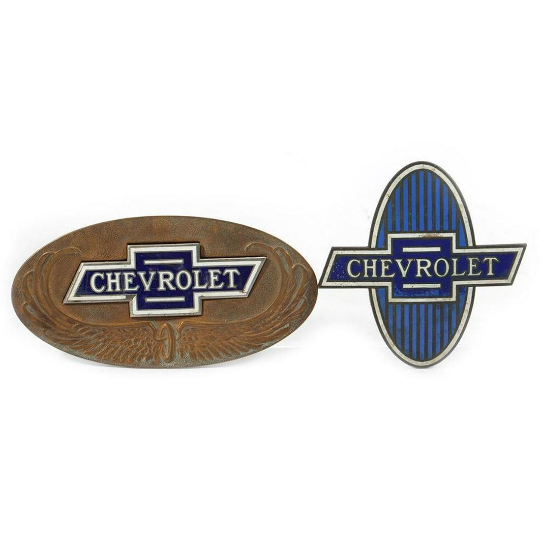 Antique Chevrolet Radiator Emblems