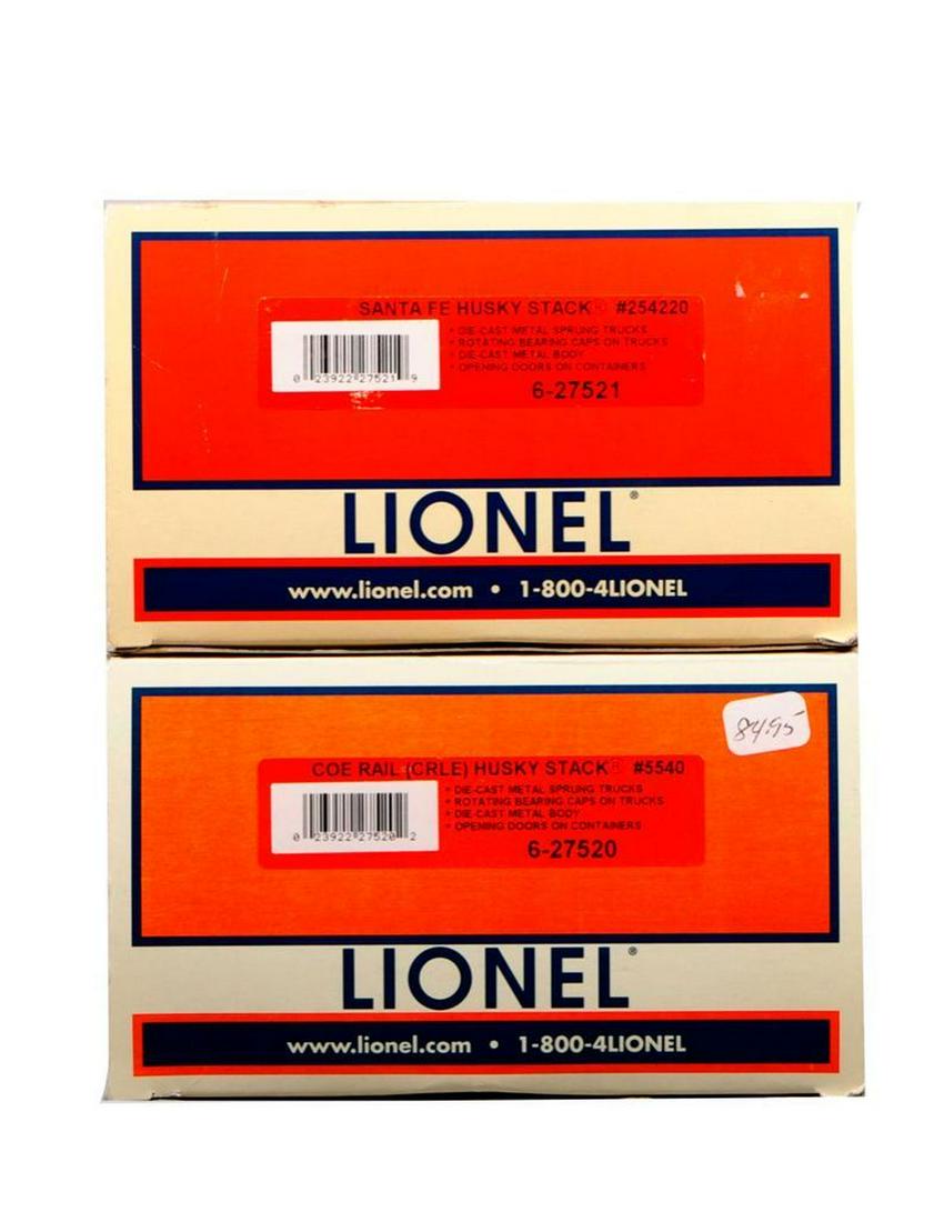 2 Lionel O Gauge Husky Stack Cars And Containers Auction