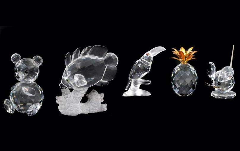 Collection Of Swarovski Figurines.