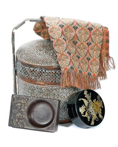 Asian Inkstone, With Other Misc.