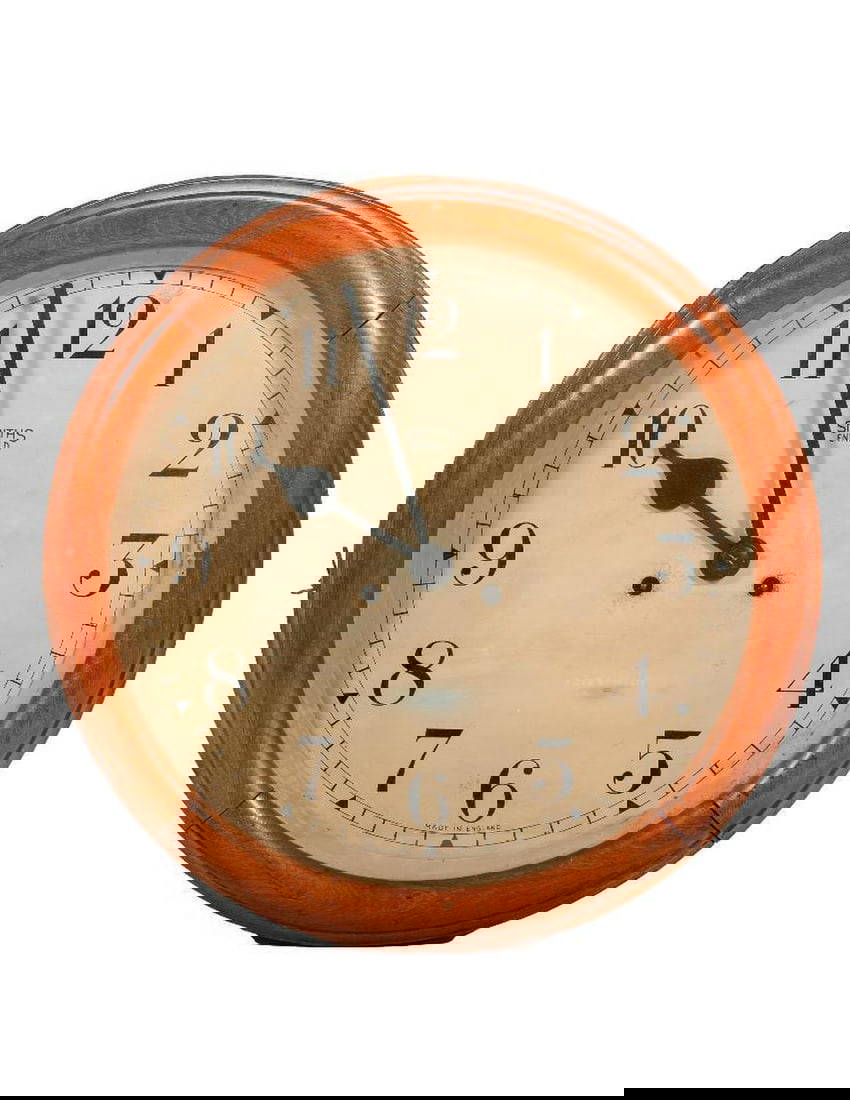 Smiths Enfield English Wall Clock, C. 1910s. Auction