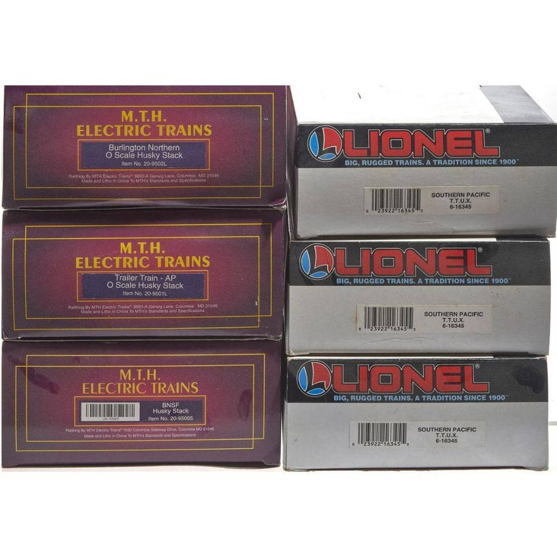 (6) Lionel And Mth O Ga Container Cars Auction