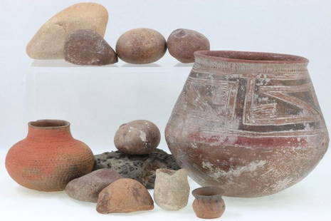 Prehistoric Anasazi Casas Grandes Pottery Vessels