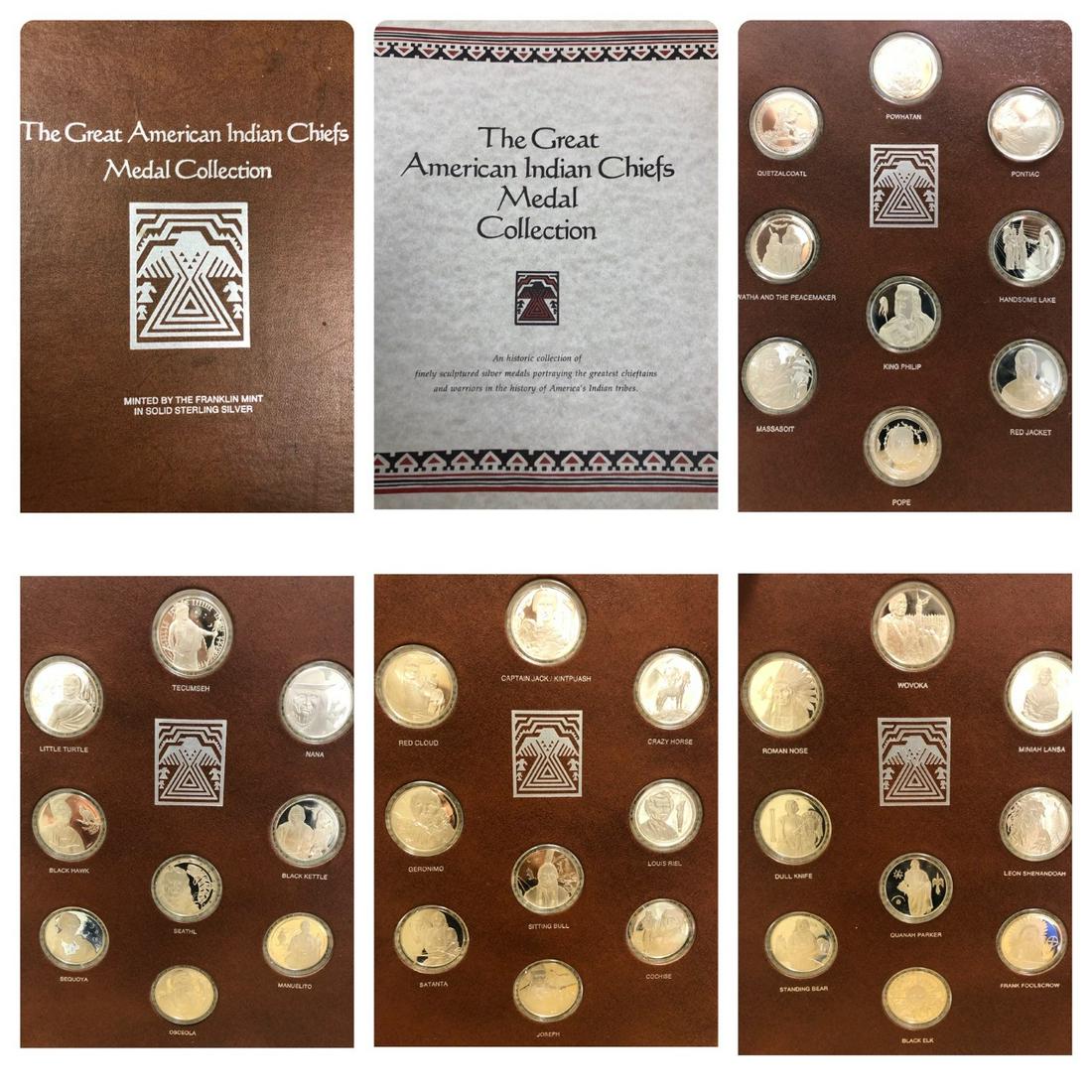 The Great American Indian Chiefs Medal Collection