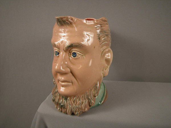 Jules Ferry French Face Pitcher, 7 3/4"