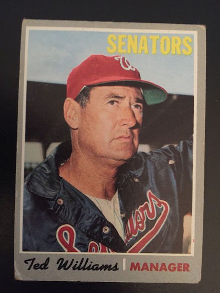 Ted Williams 1970 Topps #211