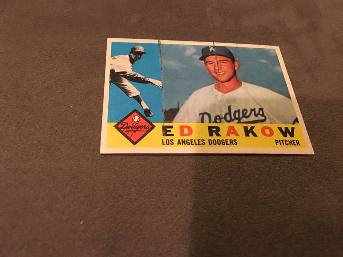 1960 Topps #551 Ed Rakow Rc