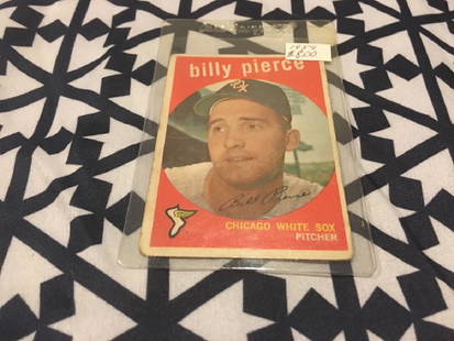 1959 Topps Sherm Lollar And Billy Pierce