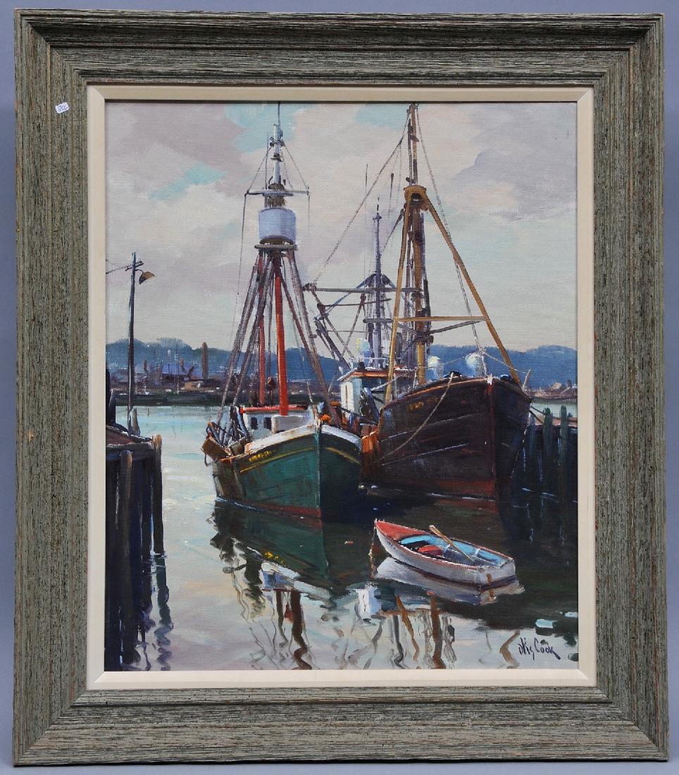 Otis Cook. (Otis Pierce Cook, Jr.) 1900-1980. "Fishing