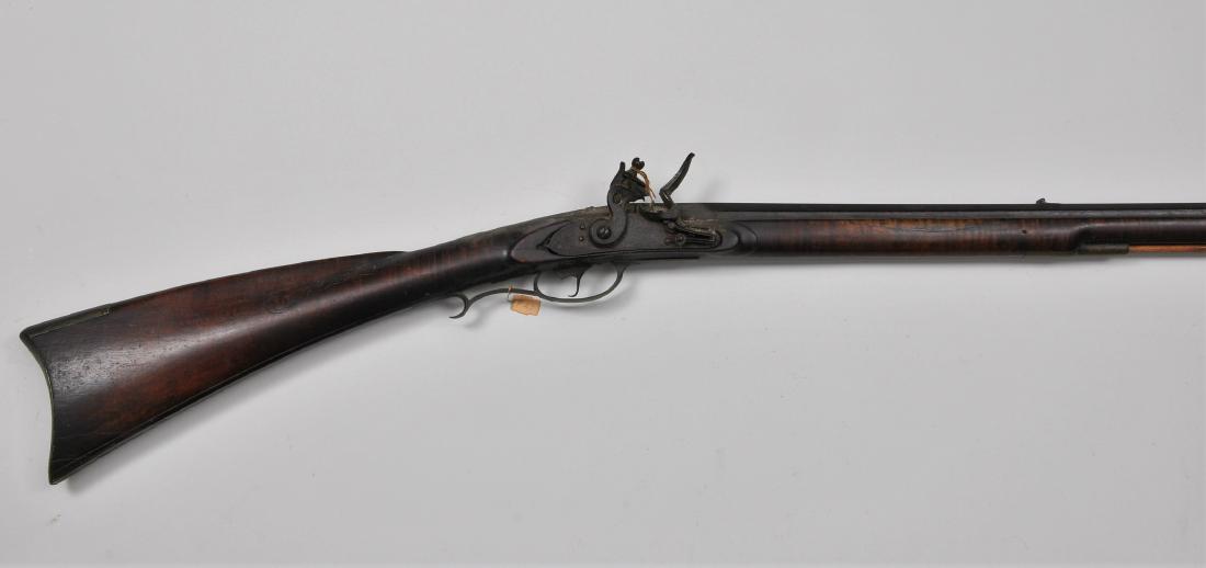 Unsigned early smooth bore 62 1/4" overall .50 Cal.