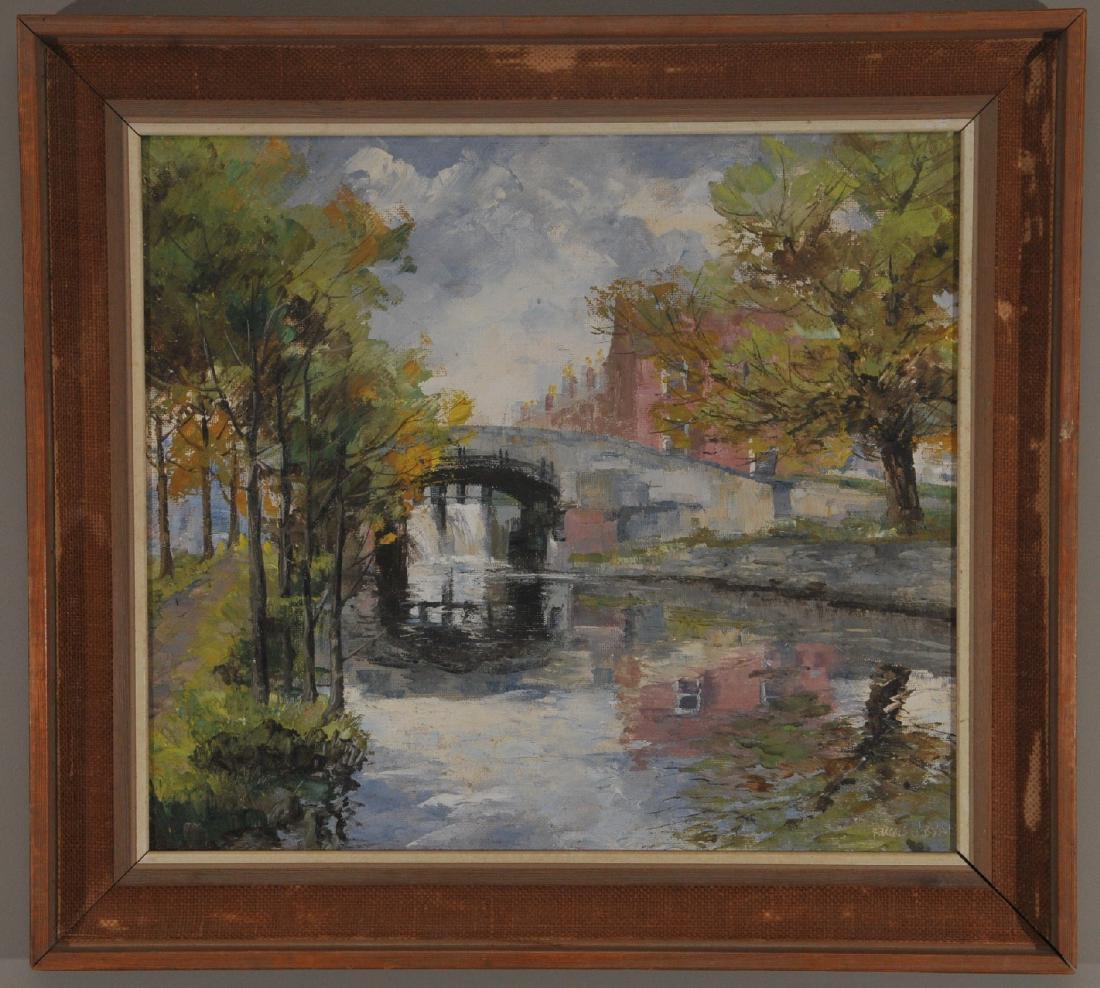 Fergus O'Ryan. Ireland. Landscape. "Leeson St. Bridge".