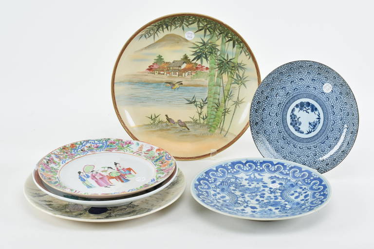 7 Asian Porcelain Plates.