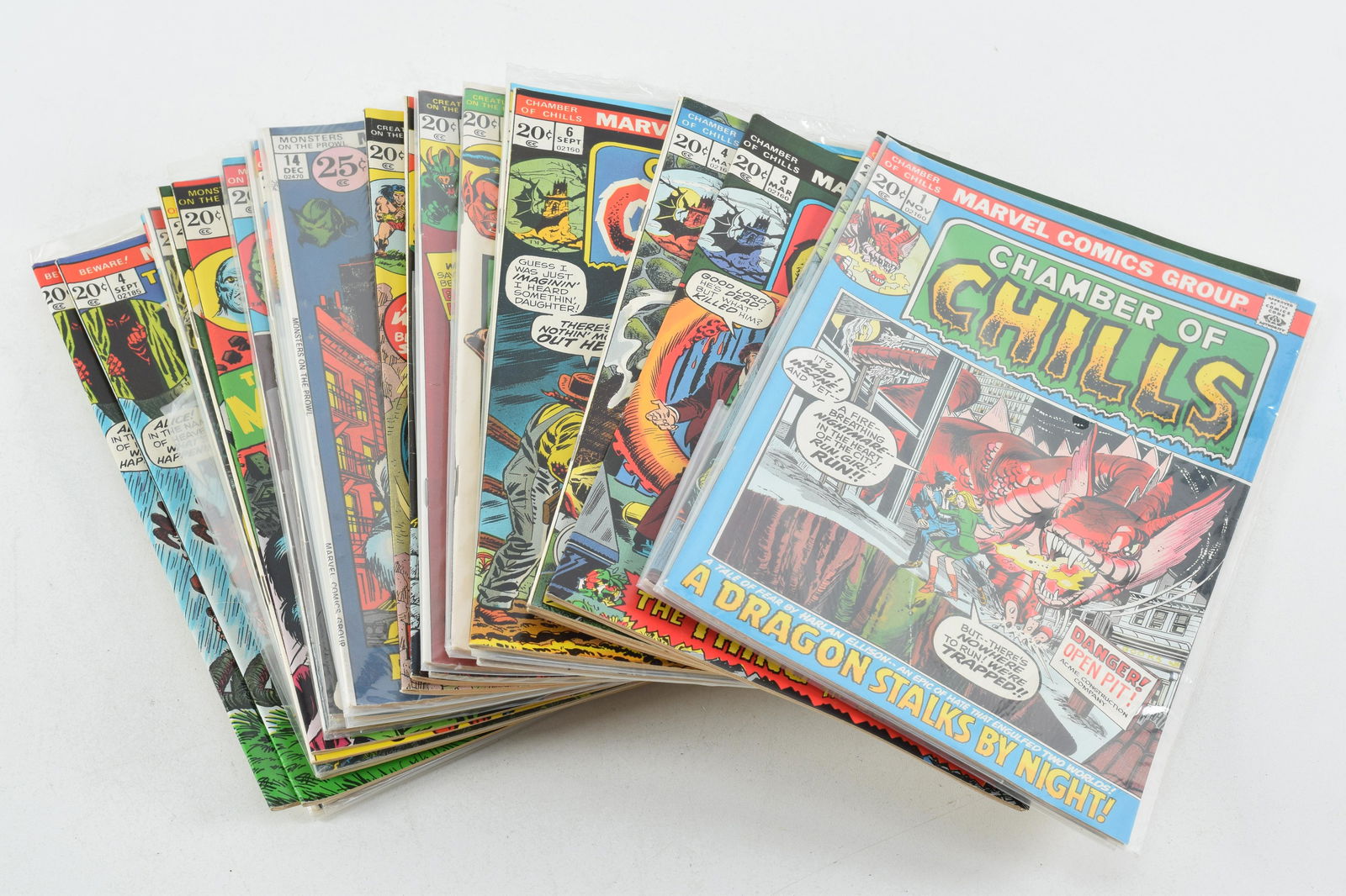 Bronze Age monster comic books. Monsters of the Prowl | Barnebys