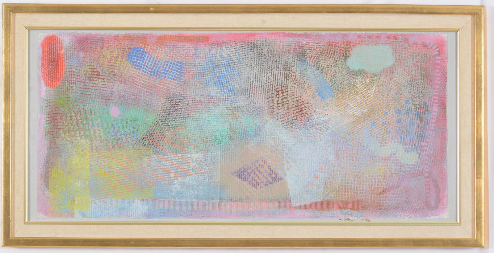 Robert Natkin. 1972 Abstract Expressionist Painting. Oil On Canvas ...