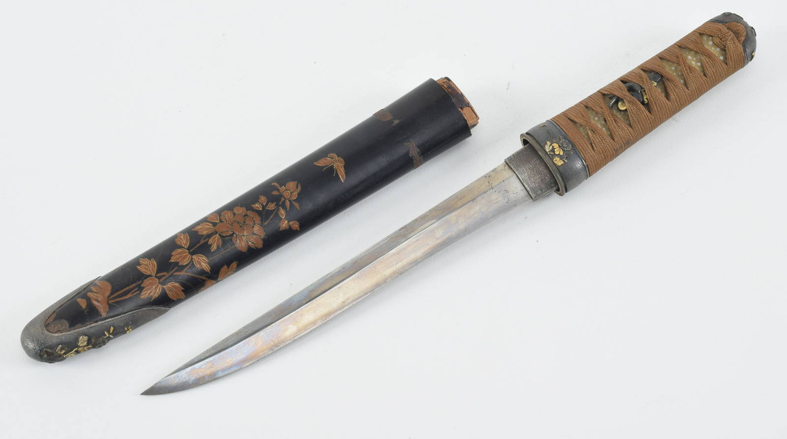 Japanese Dagger. 19th Century Or Earlier. Signed. Kwaiken With Mixed ...