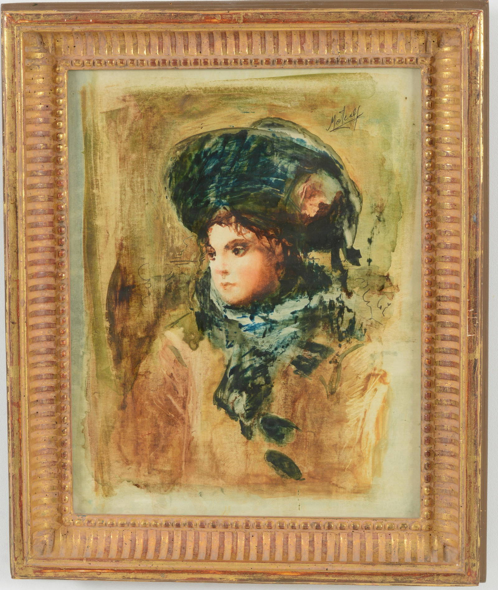 Conger Metcalf (american, 1914-1998). “delfina”. Signed Upper Right ...