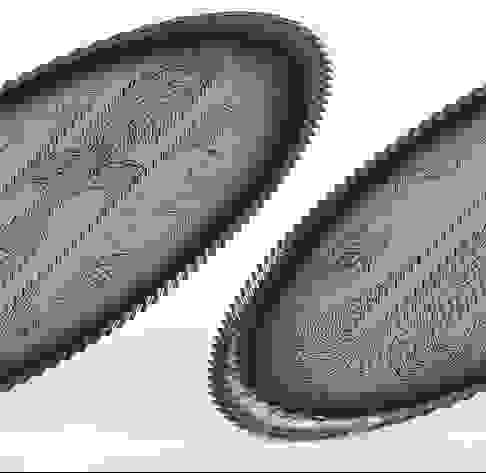 Edwin And Mary Scheier Pottery Charger With Poly Chrome Glaze And ...