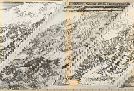 Albrecht Durer (german, 1471-1528) Woodcut On Laid Paper, 1510, "the ...