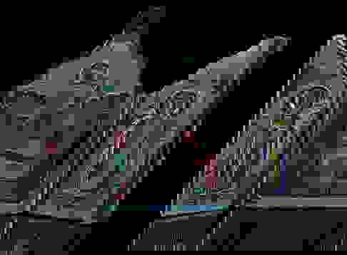 Miniature Russian Enameled Silver Triptych Icon. Small Hinged 3-part Icon. Marked 84 On Front ...