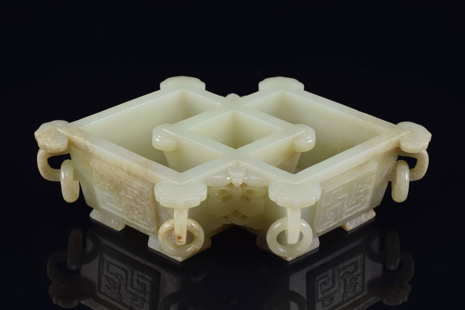 Jade Bowl. China. Chien Lung Period (1736-1795). Highly Translucent ...