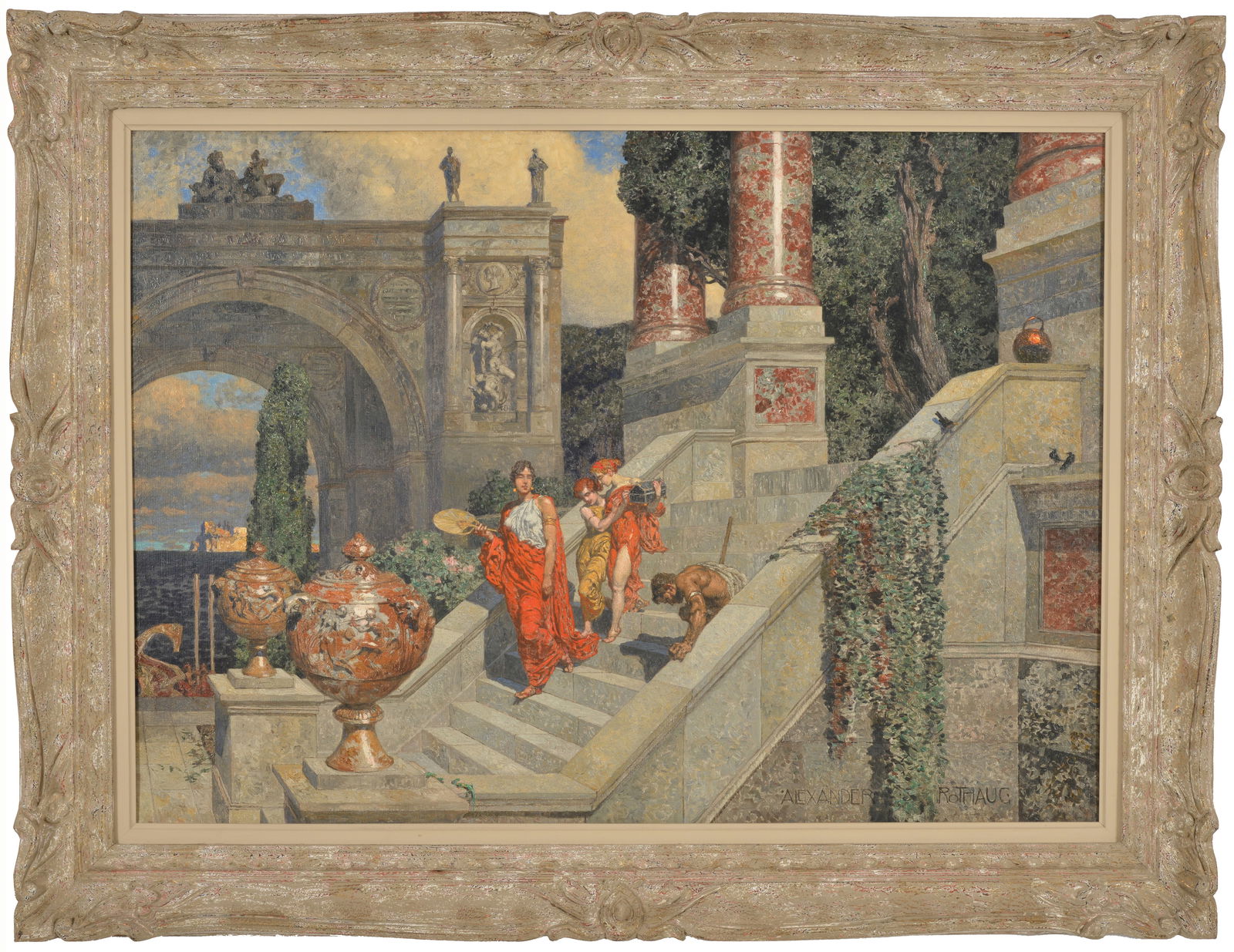 Alexander Rothaug. Austrian. Large Classical Illustration Style ...