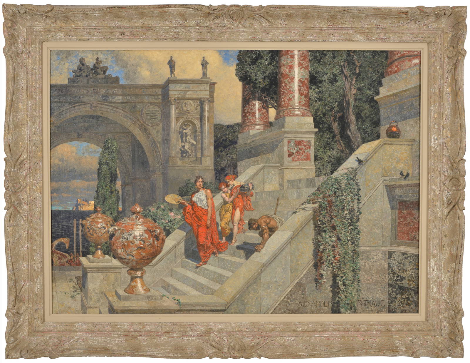 Alexander Rothaug. Austrian. Large Classical Illustration Style ...