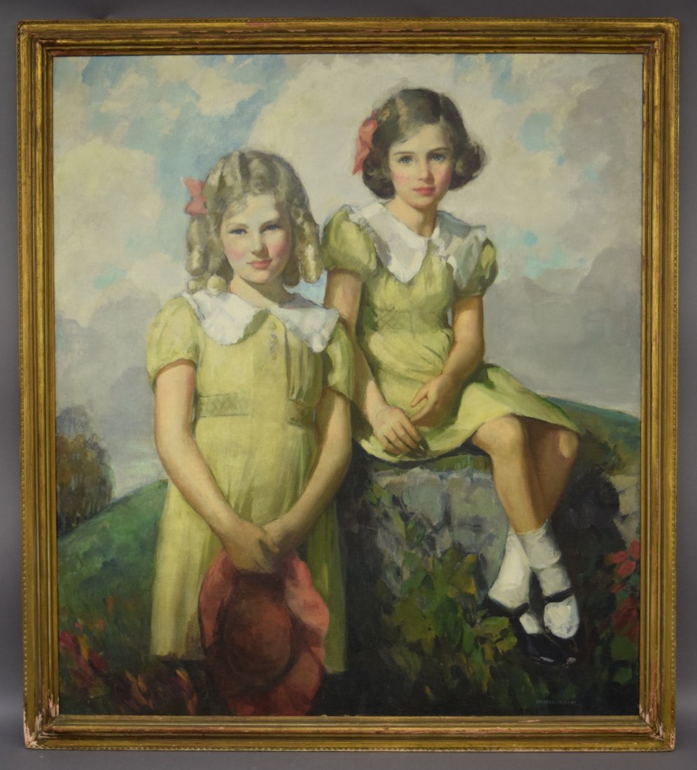 Hester Miller. Large double portrait painting of two - Jun 19, 2016 ...
