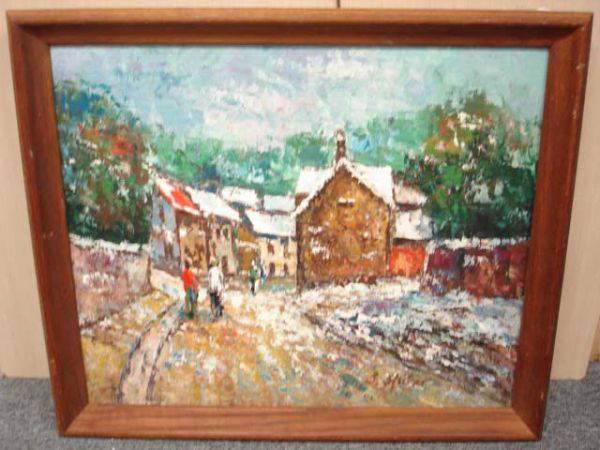 Spitzer, S. Signed Impressionist Oil On Canvas