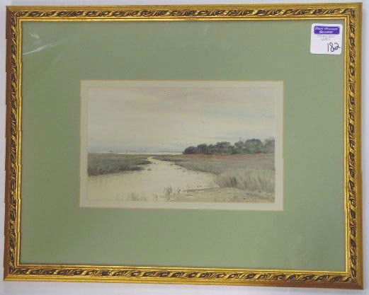 182: S.R. CHAFFEE SIGNED WATERCOLOR LANDSCAPE WITH MARS - Apr 27, 2008 ...