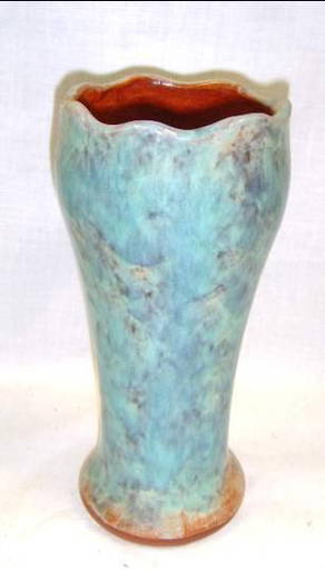 Small Pottery Vase Signed Burlington P.e.i. R.l.p.