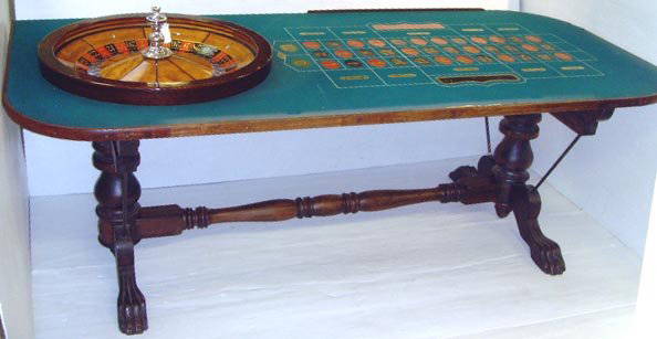 Grote & Co Victorian Roulette Gaming Table Full