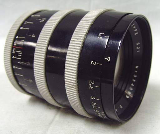P. Angenieux Paris Camera Lens Type S21 #334089 In