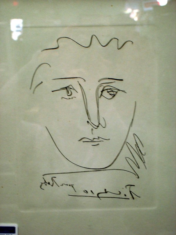 340: PICASSO PRINT - POOR ROBY - WITH CERTIFICATE