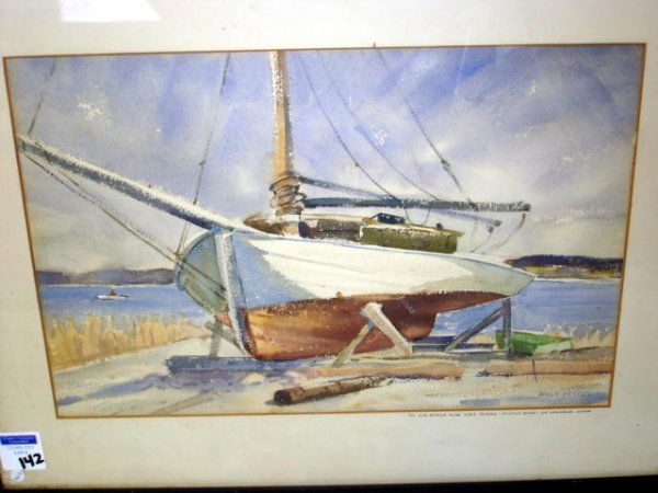 Peters, Walt Signed Watercolor