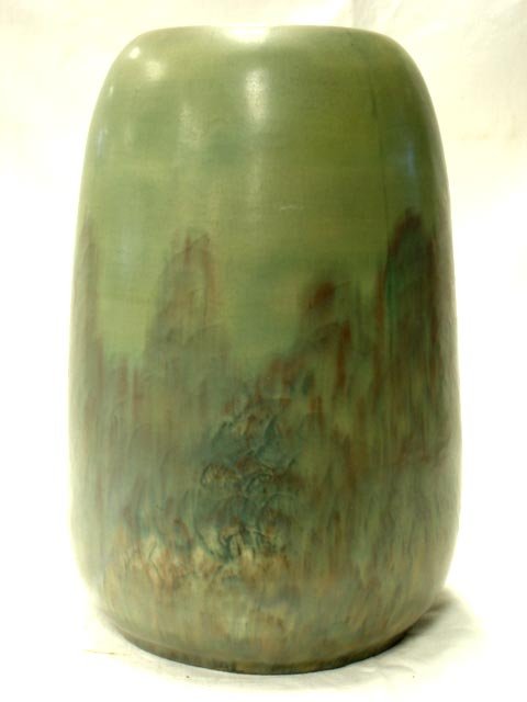 Peters & Reed Pottery Scenic Vase 10"