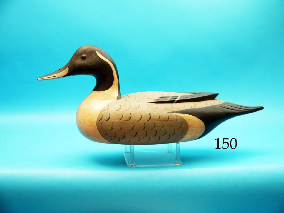 Pintail Drake By The Delaware River Decoy Co., Carved