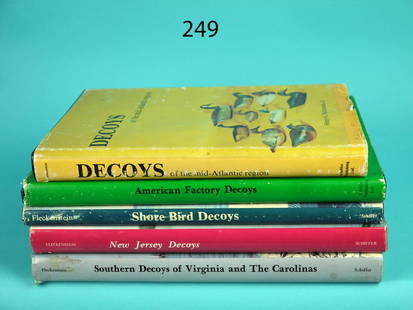Five Decoy Books By H. Fleckenstein