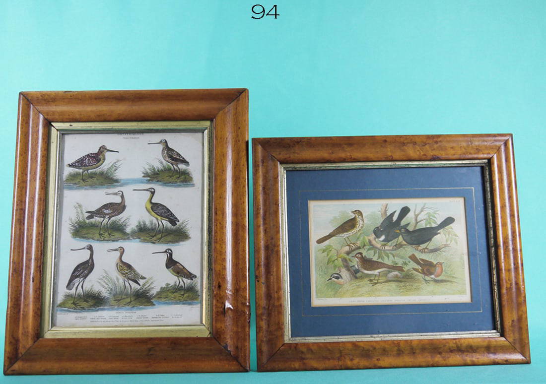 Two Framed Chromo Lithographs Auction