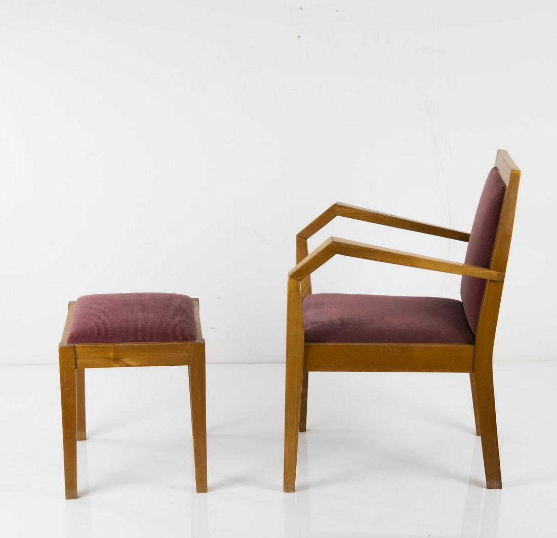 Felix Kayser, Anthroposophic armchair with footstool, - Dec 03, 2019 ...