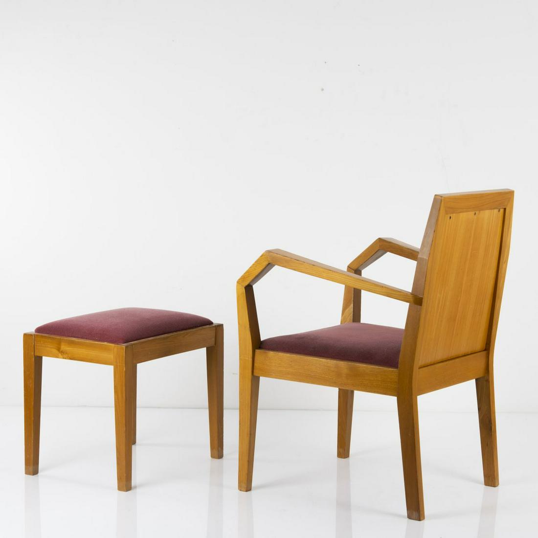 Felix Kayser, Anthroposophic armchair with footstool, - Dec 03, 2019 ...