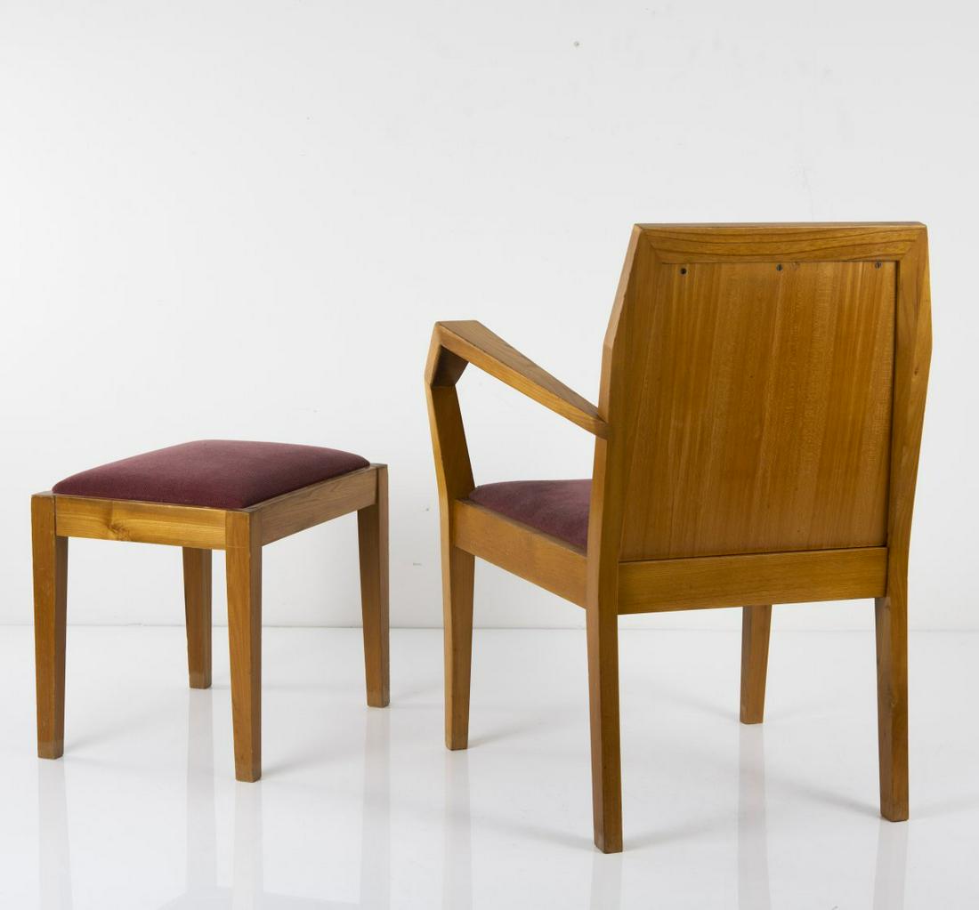Felix Kayser, Anthroposophic armchair with footstool, - Dec 03, 2019 ...