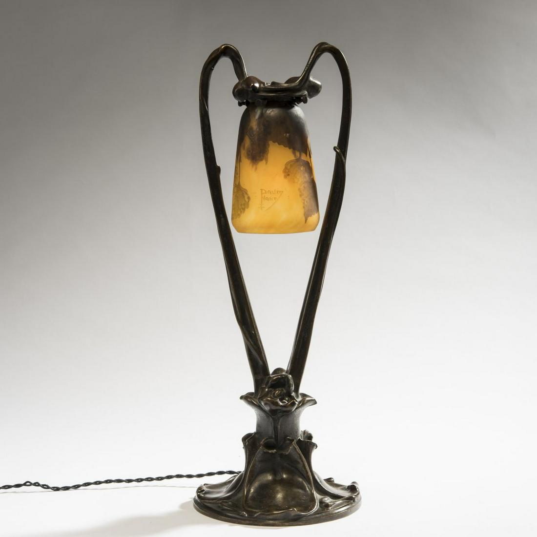 Daum Fr., C. Marioton, lamp base w. shade, c.1910 - May 26, 2020 ...
