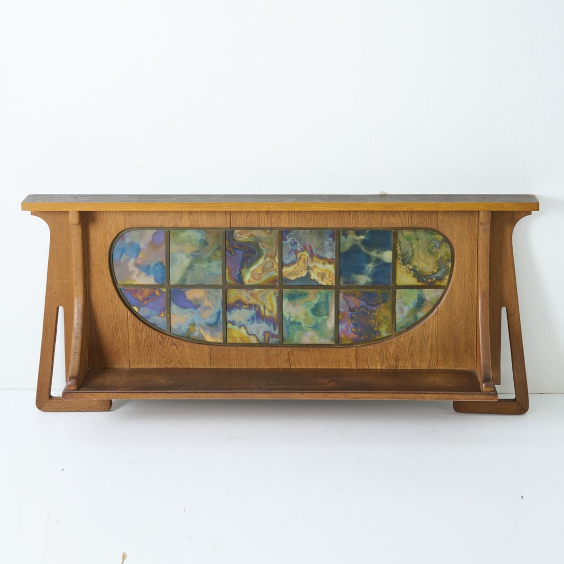 Vilmos Zsolnay, Pécs, Tile Shelf, C. 1900 Auction