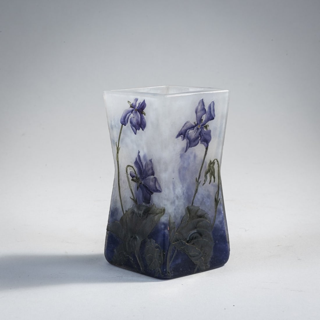 Daum Frères, Nancy, Small Vase 'violettes', C. 1905 Auction