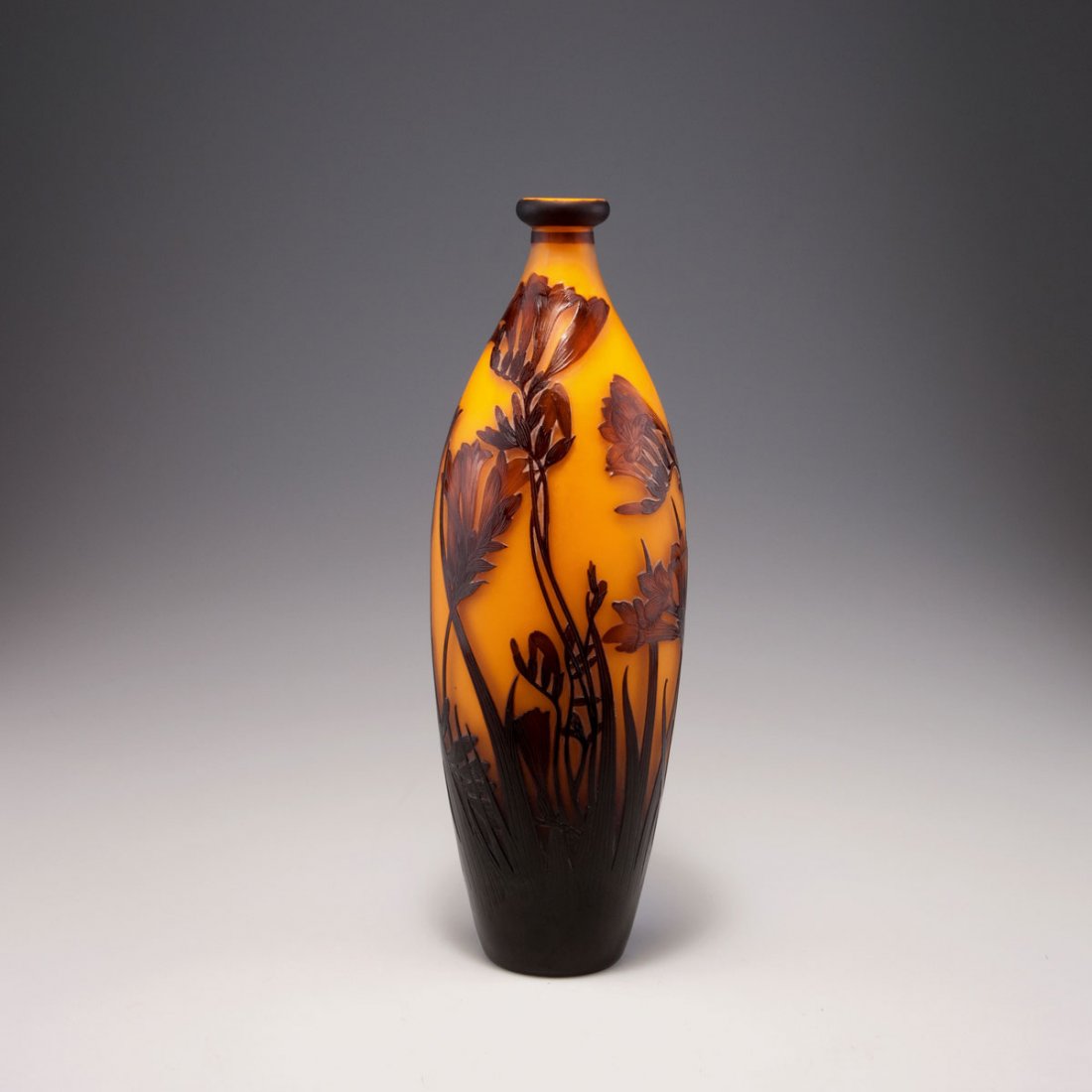 Andre Delatte, Nancy. 'montbretia' Vase, 1921 25. H.