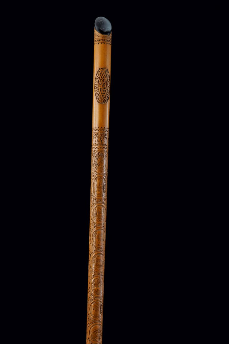 Middle East. Walking stick of officer Bessaiy Hassan.
