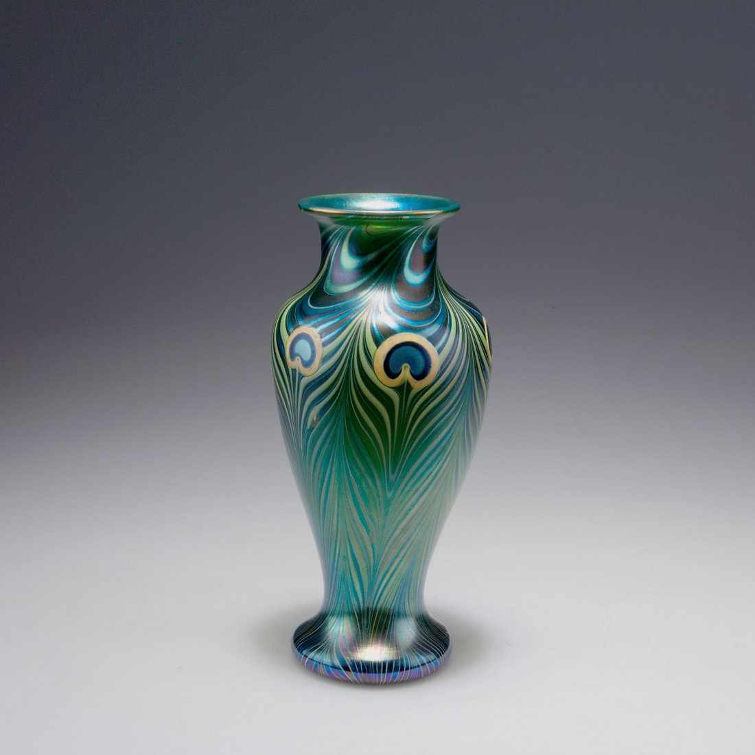 Vase With Peacock Feather May 06 2014 Quittenbaum Kunstauktionen Gmbh In Germany