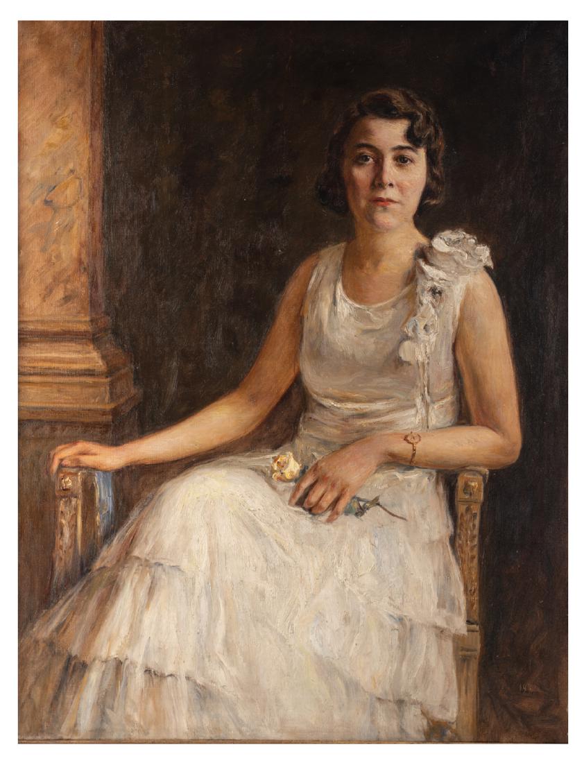 Corthals L., portrait of an elegant lady, dated 1931,