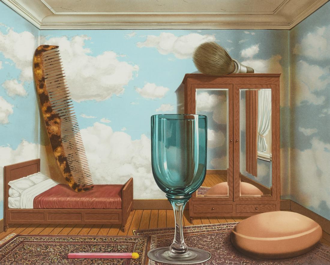 Magritte R., 'les Valeurs Personnelles', Lithograph,