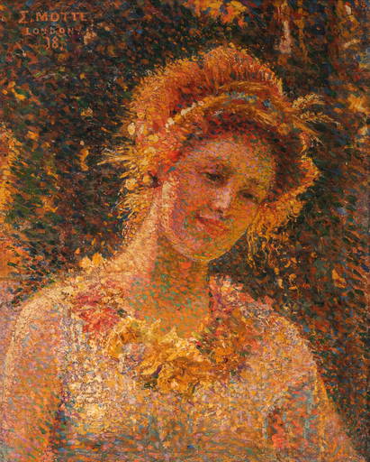 Emile Motte (1860 1931), Flora, 1918, London, Oil On Canvas On Panel ...